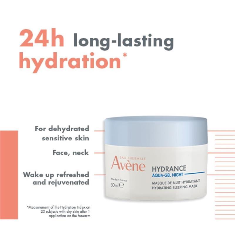 Buy Avene Hydrance Hydrating Sleeping Mask 50ml - Night moisturiser for ...