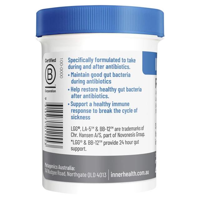 Buy Inner Health Restore-Biotic Probiotic 20 Capsules online at Chemist ...