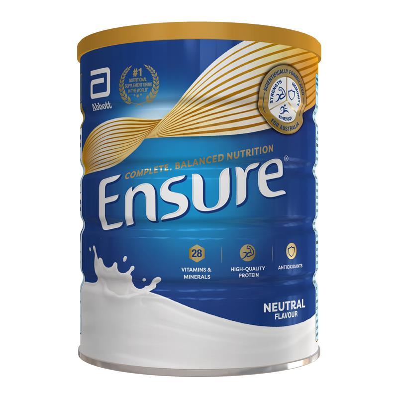 Buy Ensure Powder Neutral 850g online at Chemist Warehouse