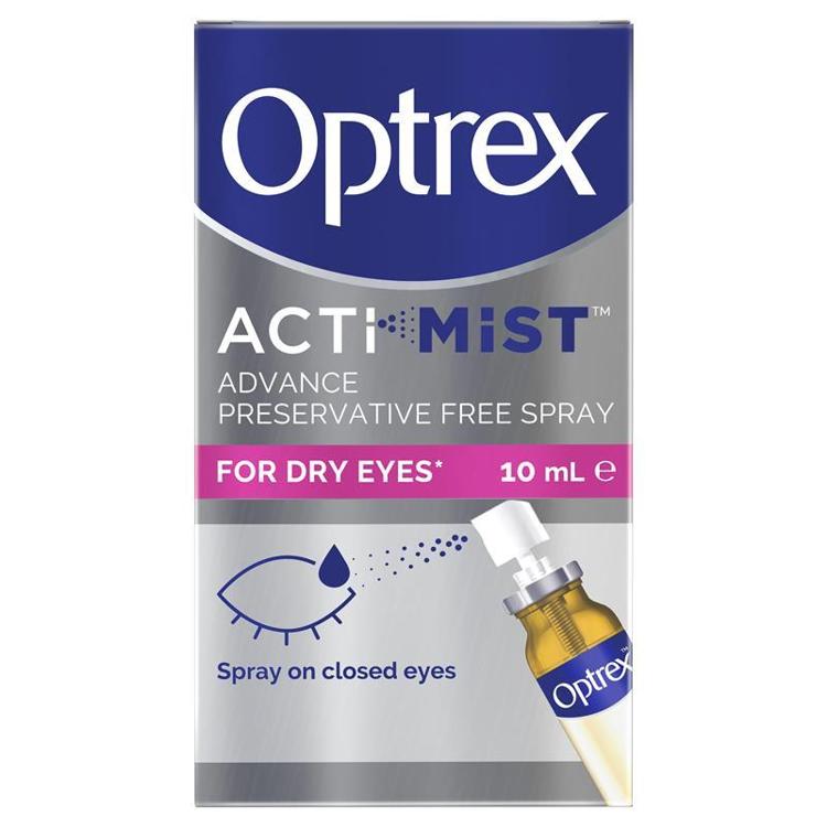 Buy Optrex Advance Actimist Preservative Free Dry Eye Spray 10ml online ...