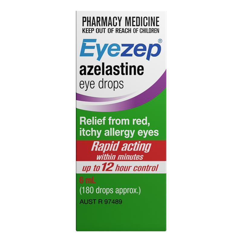 Buy Eyezep Allergy Eye Drops 6ml online at Chemist Warehouse