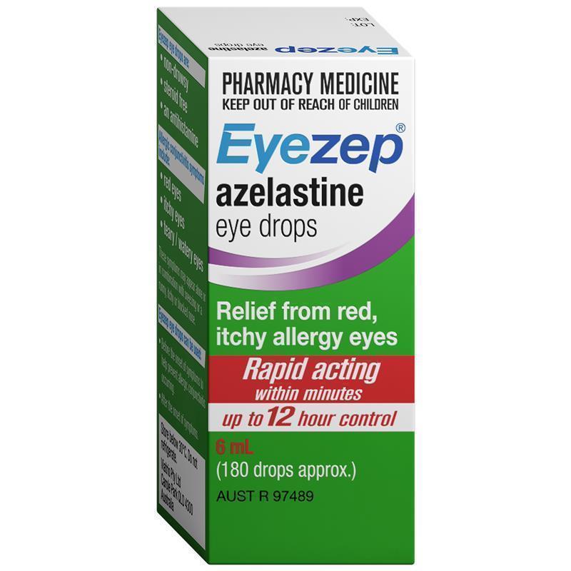 Buy Eyezep Allergy Eye Drops 6ml online at Chemist Warehouse