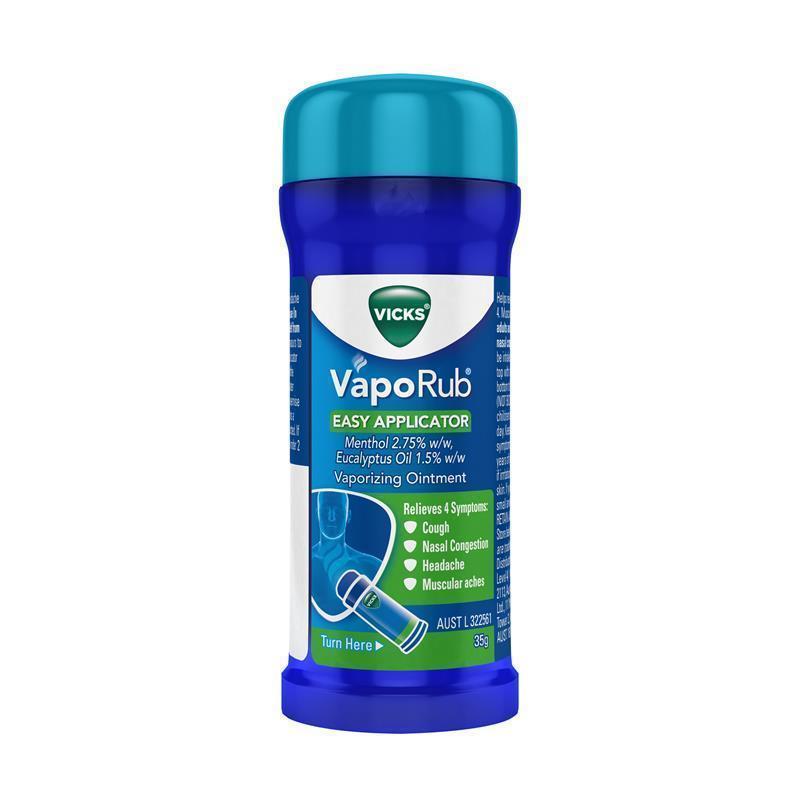 Buy Vicks VapoRub Easy Applicator Vaporising Ointment 35g online at ...