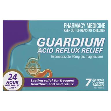 Buy Guardium Acid Reflux Relief 7 Tablets online at Chemist Warehouse