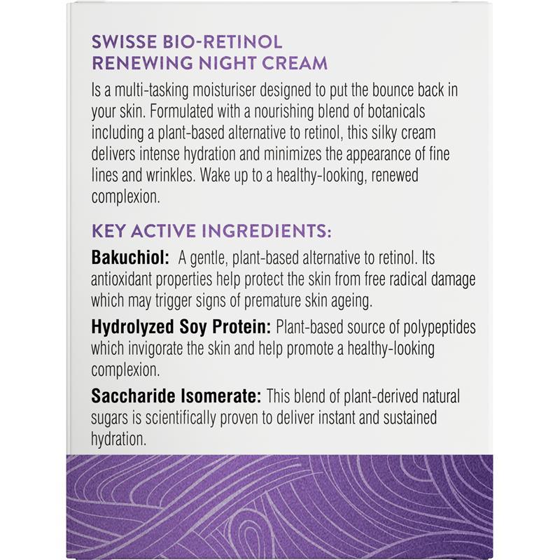 Buy Swisse Skincare Bio Retinol Renewing Night Cream 50g online at ...