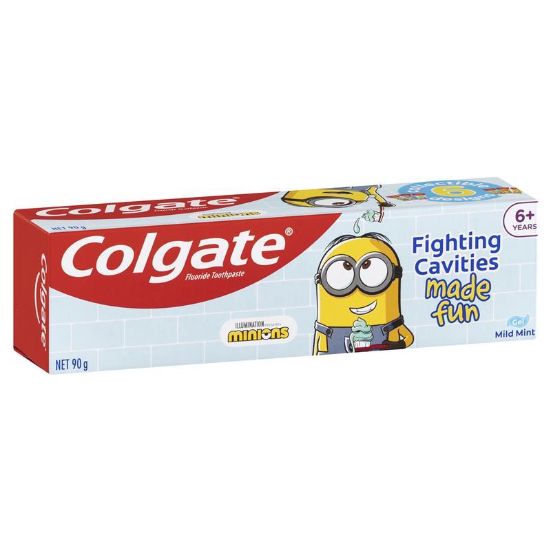 Buy Colgate Toothpaste Mint Minions 90g online at Chemist Warehouse