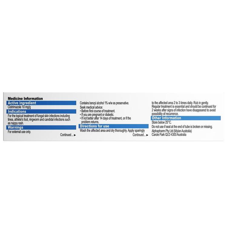 Buy CLOTRIMAZOLE 1% CREAM (CLONEA) online at Chemist Warehouse