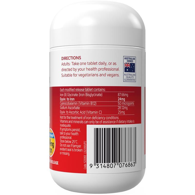 Buy Nature's Way High Strength Iron 30 Tablets online at Chemist Warehouse
