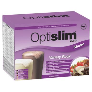 Buy Optislim VLCD Meal Replacement Shake Variety Pack 21x43g Sachets ...