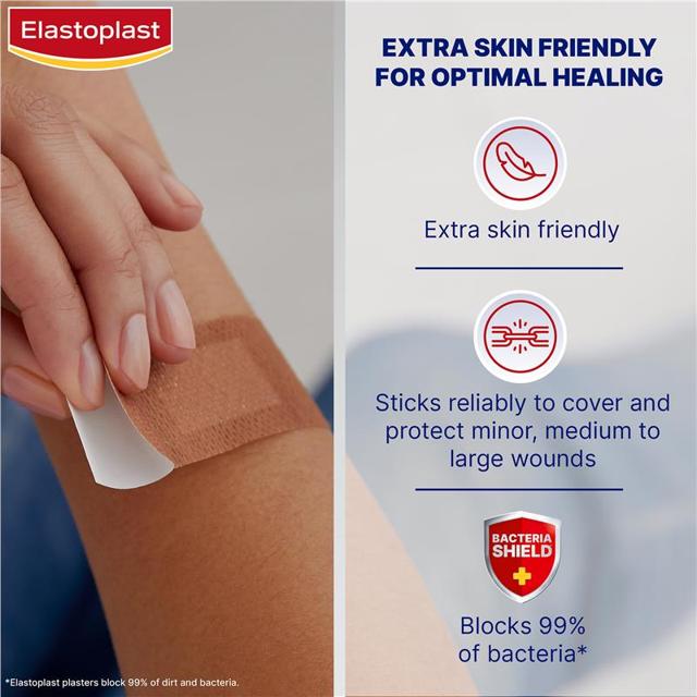 Buy Elastoplast Sensitive Skin Tone Plasters 20 Medium online at ...