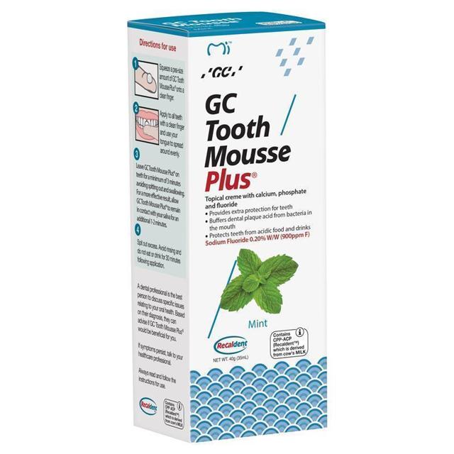 Buy GC Tooth Mousse Plus Mint 40g online at Chemist Warehouse