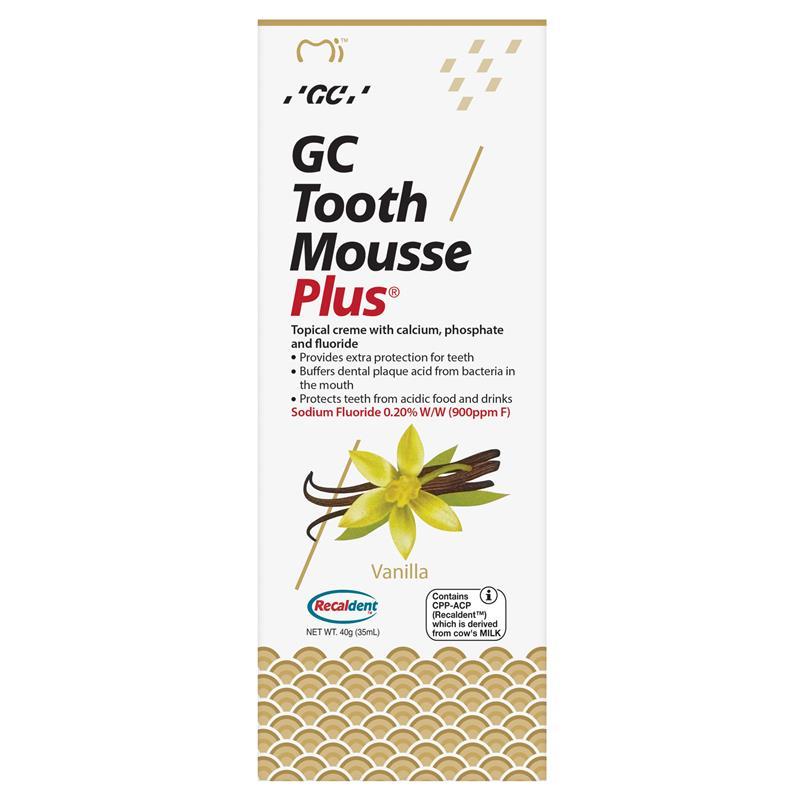 Buy GC Tooth Mousse Plus Vanilla 40g online at Chemist Warehouse