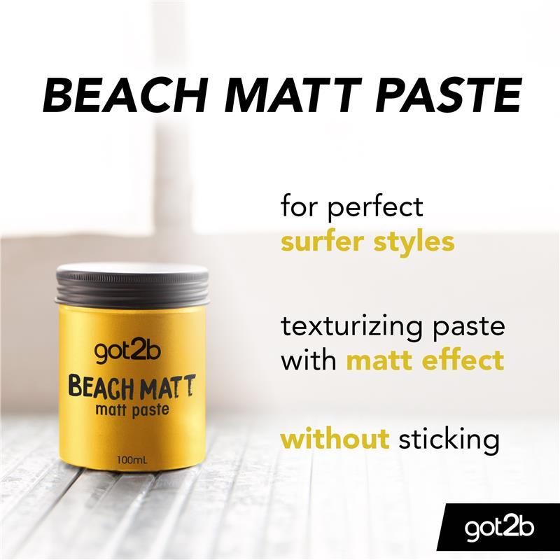 Buy Got2b Beach Matt Matt Paste 100ml online at Chemist Warehouse