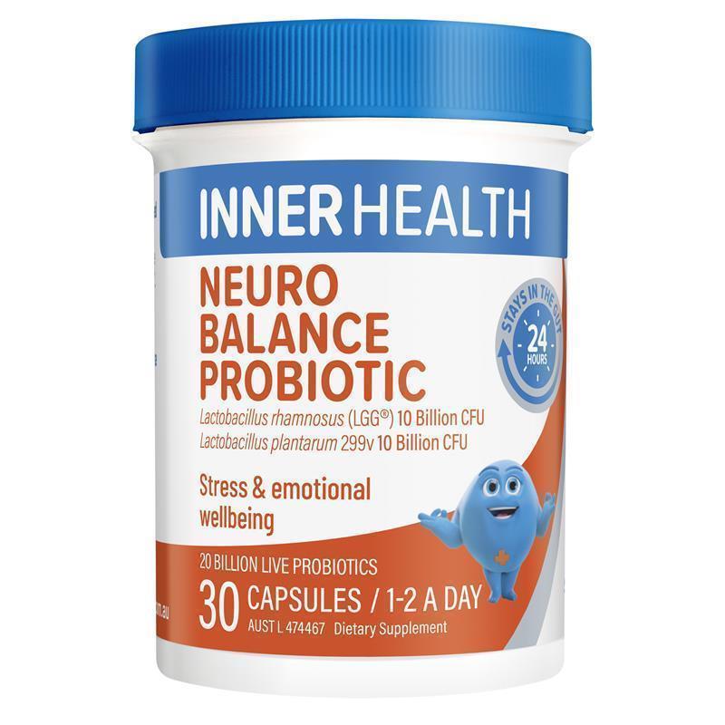 Buy Inner Health Neuro Balance Probiotic 30 Capsules online at Chemist ...
