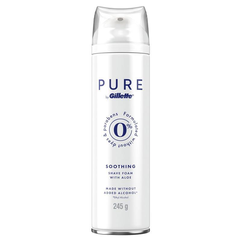 Buy Gillette Pure Sensitive Shave Foam 245g online at Chemist Warehouse