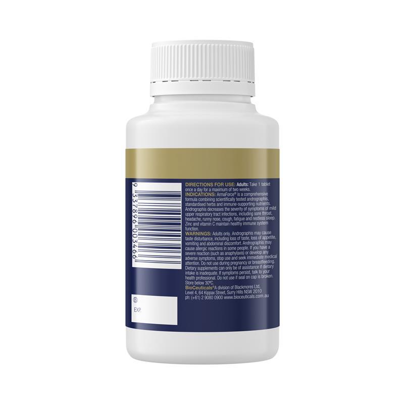 Buy Bioceuticals ArmaForce 120 Tablets online at Chemist Warehouse