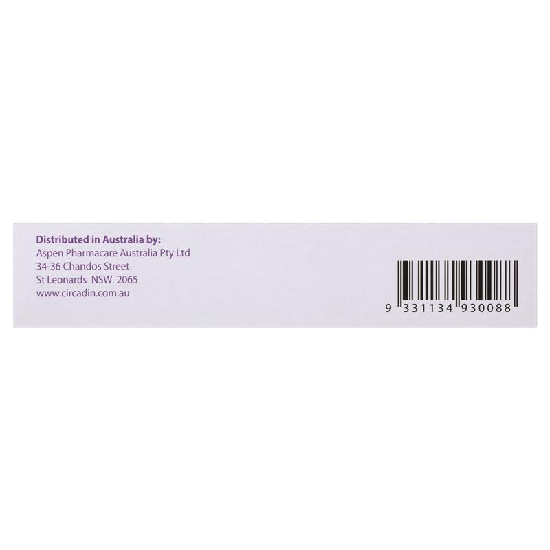Buy Circadin 2mg Tablets 30 (Aged 55+ only) - Melatonin (S3) online at ...