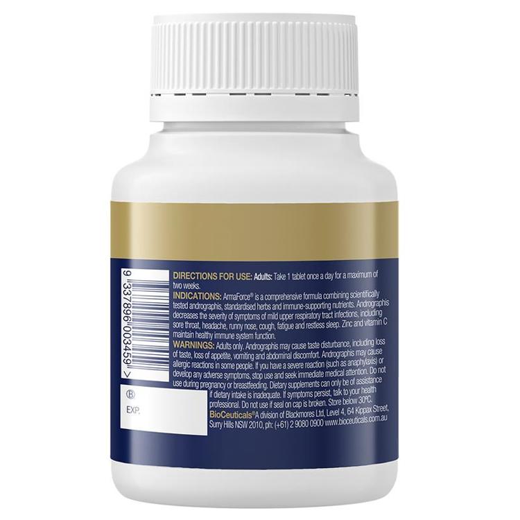 Buy Bioceuticals ArmaForce 60 Tablets online at Chemist Warehouse