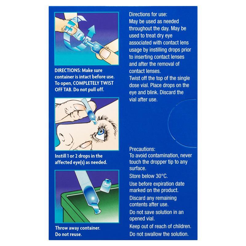 Buy Systane Ultra Lubricant Eye Drops Preservative Free Unit Dose 25 x ...
