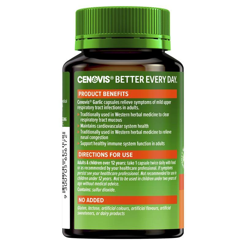 Buy Cenovis Garlic 100 Capsules online at Chemist Warehouse