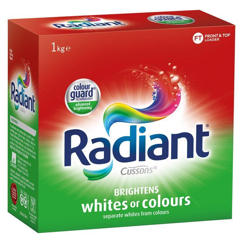 Buy Radiant Laundry Detergent Powder Mixed Colour Wash 1kg online at ...
