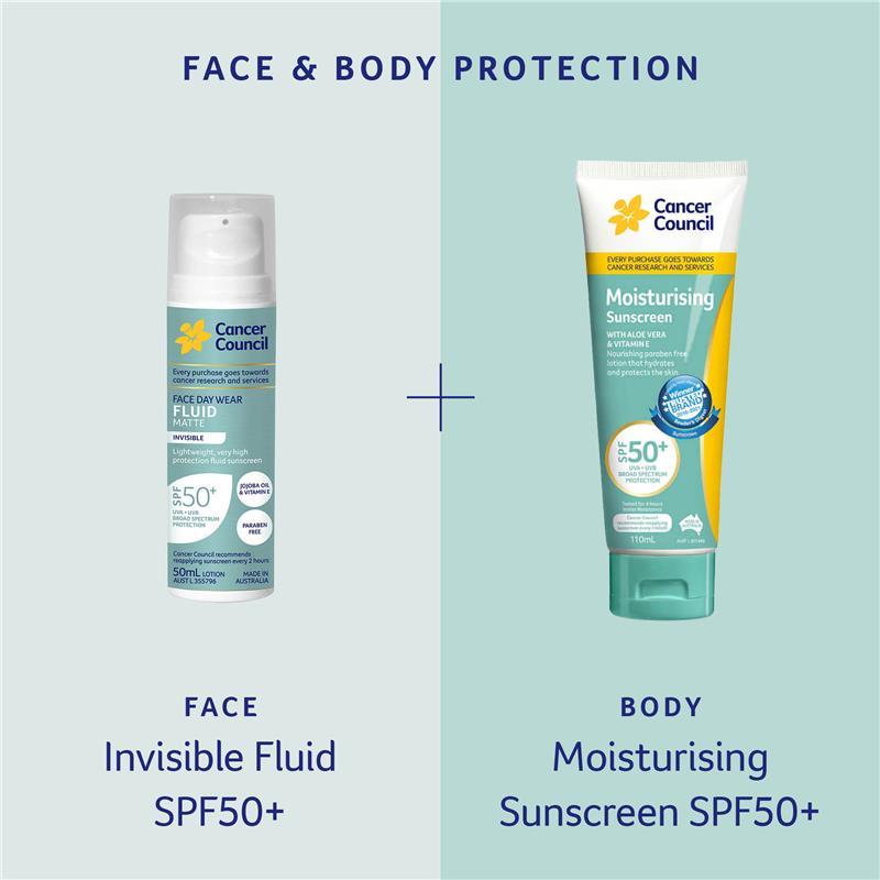 Buy Cancer Council SPF 50+ Moisturising Sunscreen 500ml online at ...
