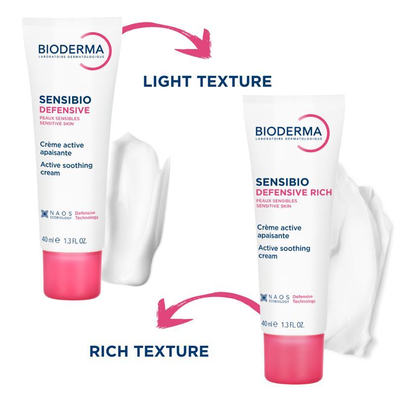 Buy Bioderma Sensibio Soothing Defensive Rich Moisturiser for Dry ...