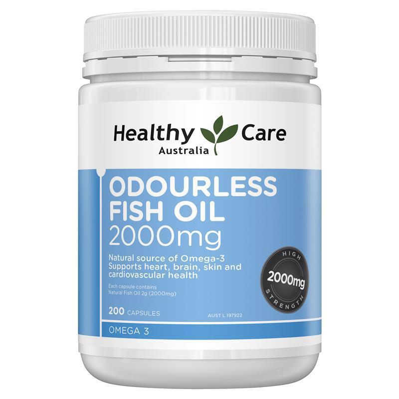 Buy Healthy Care Fish Oil 2000mg 200 Capsules online at Chemist Warehouse