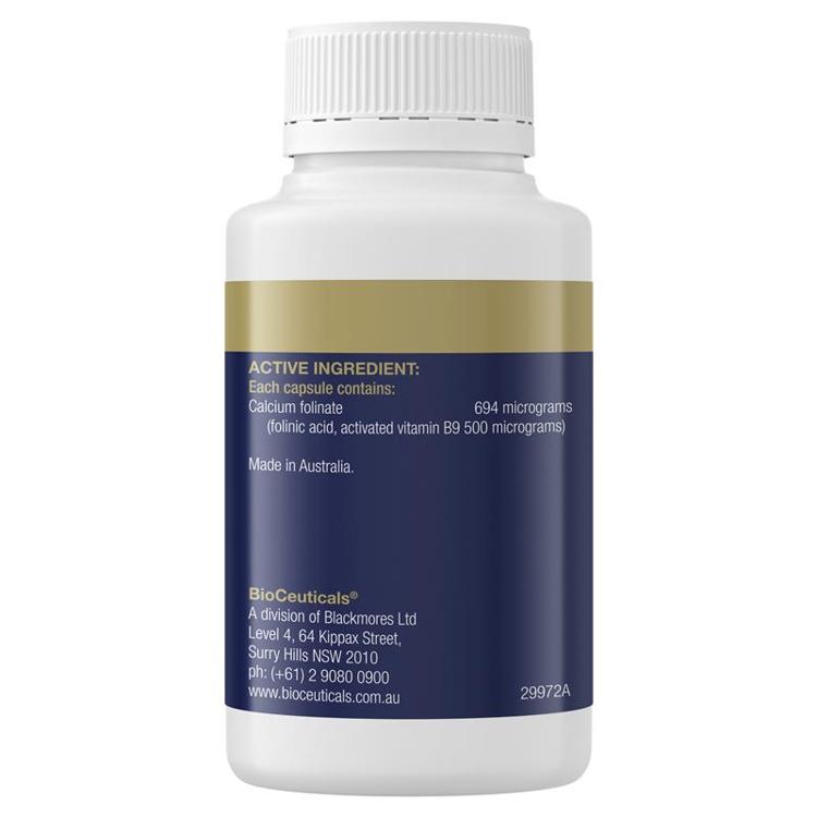 Buy BioCeuticals Folinic Acid 120 Capsules online at Chemist Warehouse