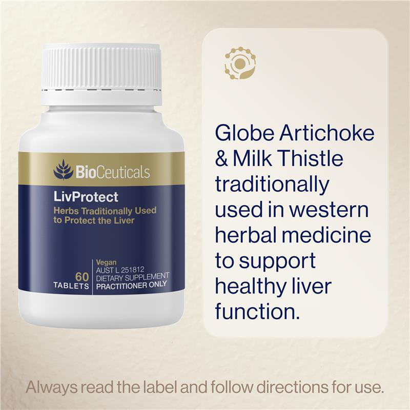 Buy BioCeuticals LivProtect 60 Tablets online at Chemist Warehouse