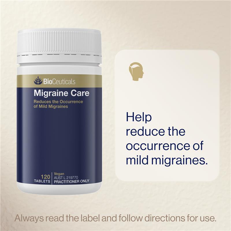 Buy BioCeuticals Migraine Care 120 Tablets online at Chemist Warehouse
