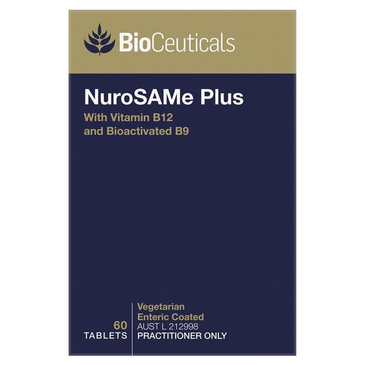 Buy BioCeuticals NuroSAMe Plus 60 Tablets Fridge Line online at Chemist ...
