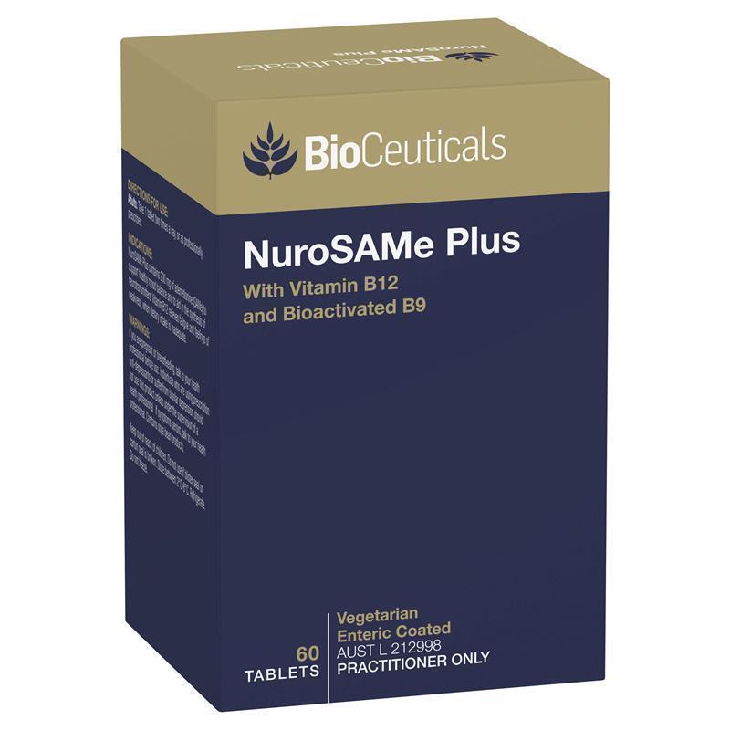 Buy BioCeuticals NuroSAMe Plus 60 Tablets Fridge Line online at Chemist ...