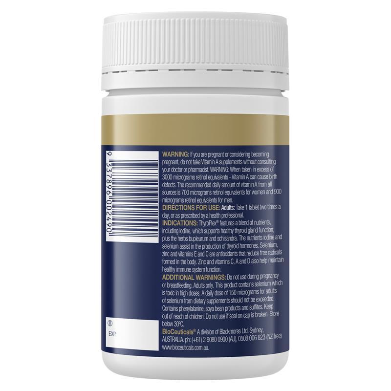Buy BioCeuticals ThyroPlex® 120 Capsules online at Chemist Warehouse