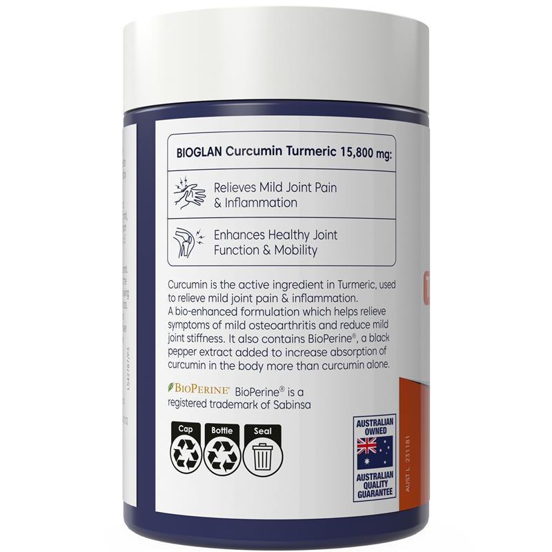 Buy Bioglan Curcumin 90 Tablets online at Chemist Warehouse