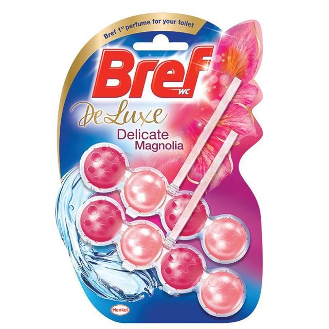 Buy Bref Deluxe Toilet Cleaner Block Magnolia Twin Pack 100g online at ...