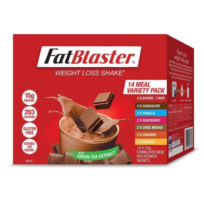 Buy Fatblaster Weight Loss Shake Variety Pack 14 x 33g online at ...