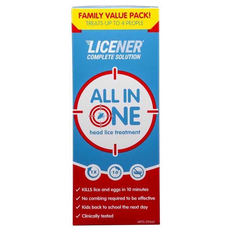 Buy Licener Complete Solution Head Lice Treatment 200ml online at ...
