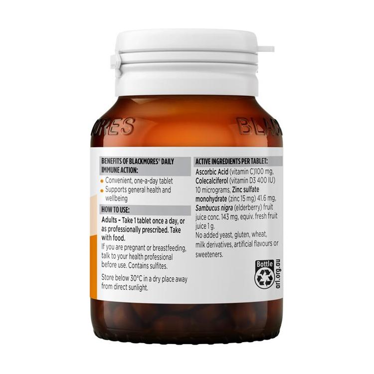 Buy Blackmores Daily Immune Action 60 Tablets online at Chemist Warehouse