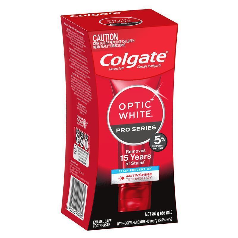 Buy Colgate Toothpaste Optic White Pro Series 5% 80g online at Chemist ...