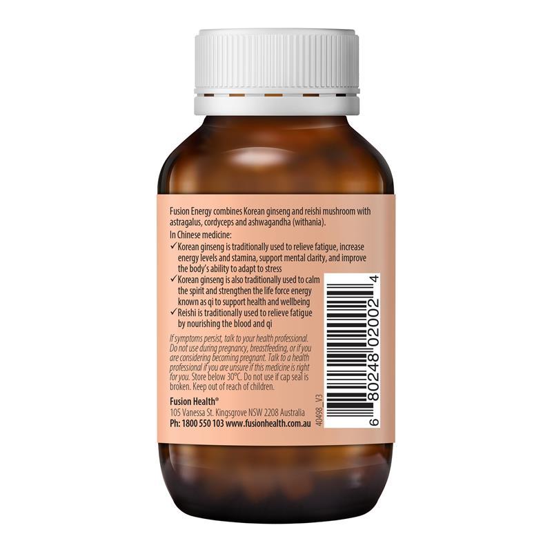 Buy Fusion Energy 60 Tablets online at Chemist Warehouse