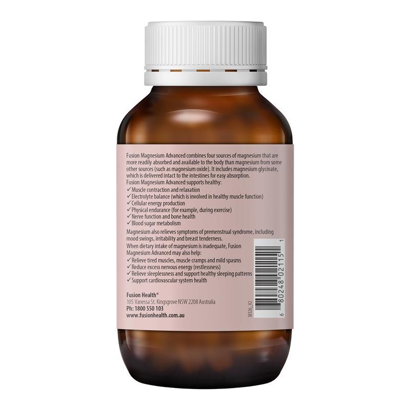 Buy Fusion Magnesium Advanced 120 Tablets online at Chemist Warehouse