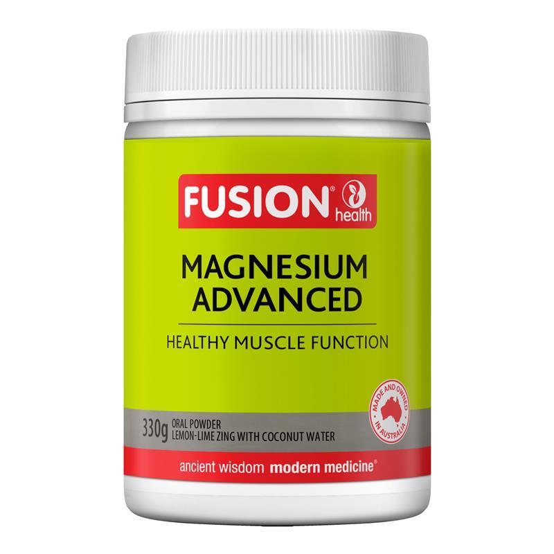 Buy Fusion Magnesium Advanced Powder Lemon-Lime 330g online at Chemist ...