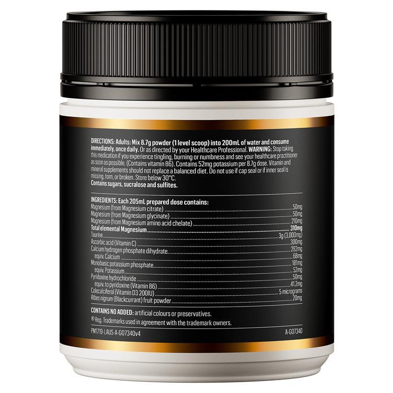 Buy GO Healthy Magnesium Powder New Zealand Blackcurrant 250g online at ...