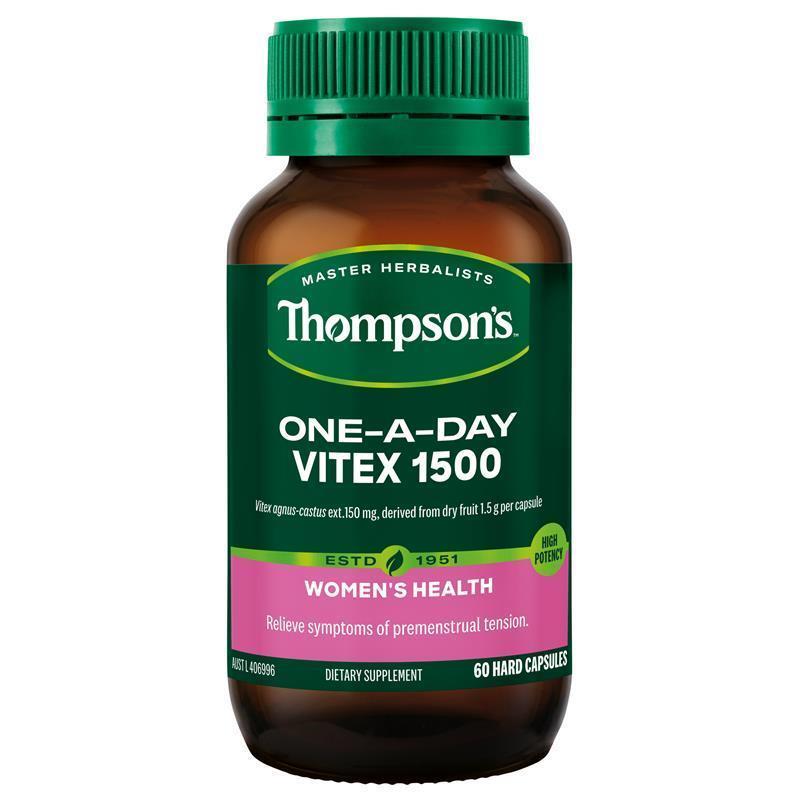 Buy Thompson's One-A-Day Vitex 1500mg 60 Capsules online at Chemist ...