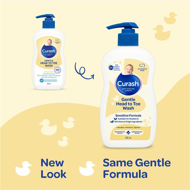 Buy Curash Gentle Head To Toe Wash 400ml online at Chemist Warehouse