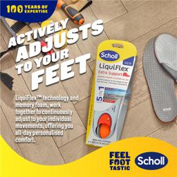 Buy Scholl LiquiFlex Extra Support Insole Large online at Chemist Warehouse