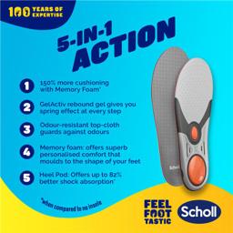 Buy Scholl LiquiFlex Extra Support Insole Large online at Chemist Warehouse