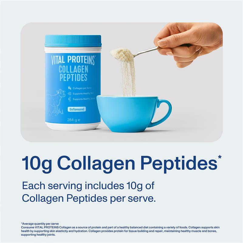 Buy Vital Proteins Collagen Peptides Powder Unflavoured 284g online at ...