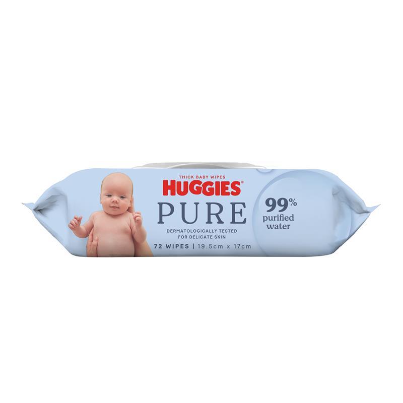 Buy Huggies 99% Water Refill Wipes 72 Pack online at Chemist Warehouse